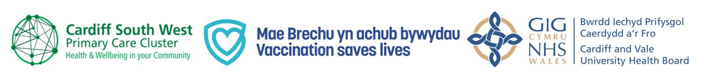 Child Immunisations - Cardiff South Wales Cluster