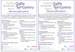 Cyfle Cymru - Cardiff South Wales Cluster